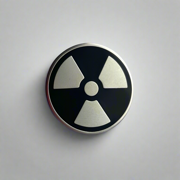 Black Radiation Symbol - Rad Girl Creations - Medical Enamel Pin