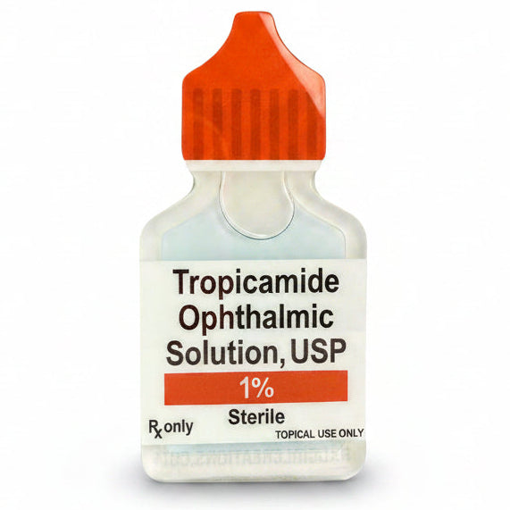 Tropicamide Eye Drop Bottle - Liquid Filled Swappable Badge Reel Design ...