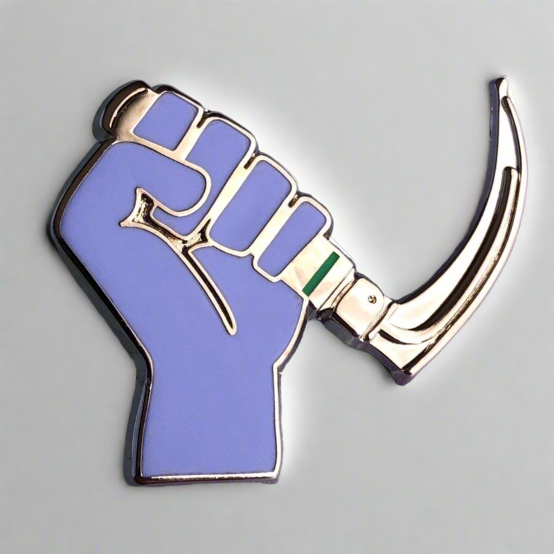 Intubate or Bust Pin - Rad Girl Creations - Medical Enamel Pin