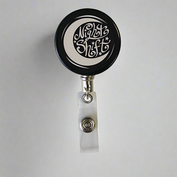 Night Shift Badge Reel - Rad Girl Creations