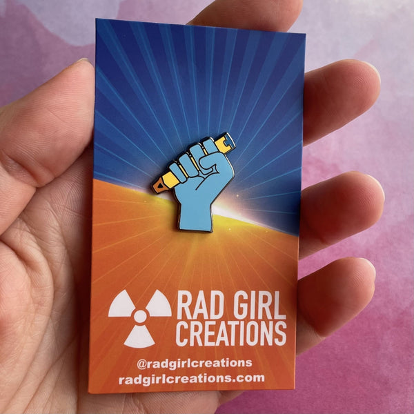 Epi or Bust Pin - Rad Girl Creations - Medical Enamel Pin