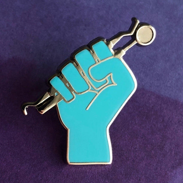 Scale or Bust Pin - Rad Girl Creations - Medical Enamel Pin