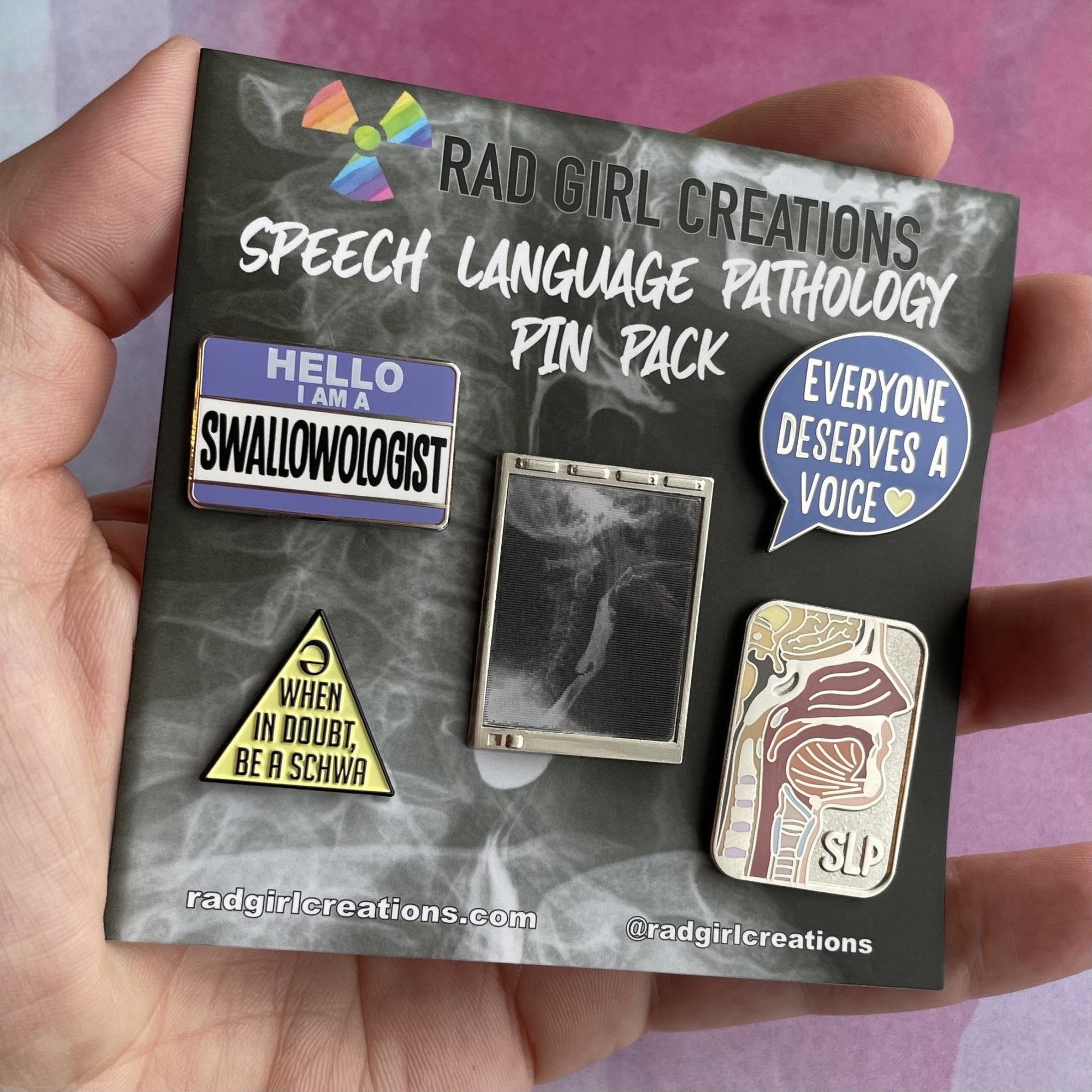 Speech Language Pathology Pin Pack - Rad Girl Creations - Medical ...