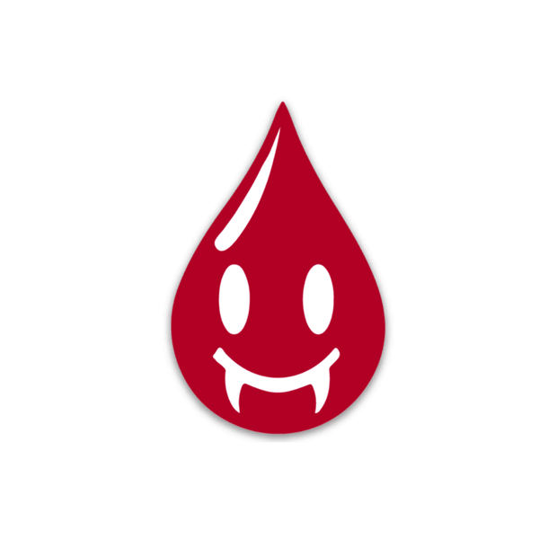 Vampire Blood Drop Decal - Rad Girl Creations - Medical Decal